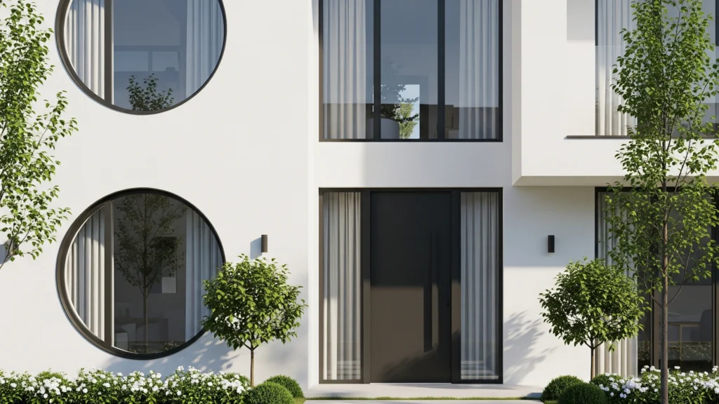 Inspirasi Jendela Bulat Aluminium Tampilan Unik untuk Rumah Modern ...
