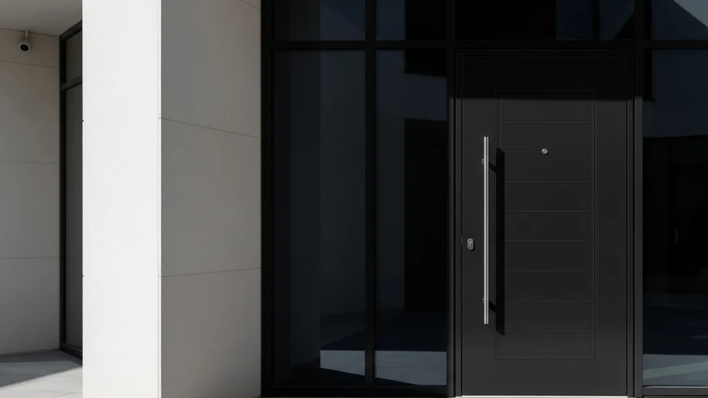 Mau Rumah Tampil Mewah? Coba Pintu Aluminium ACP Hitam Ini! - Alfalum